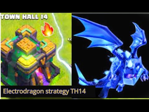 Clash of Clans | Electrodragon - Flinger strategy | TH14 - YouTube