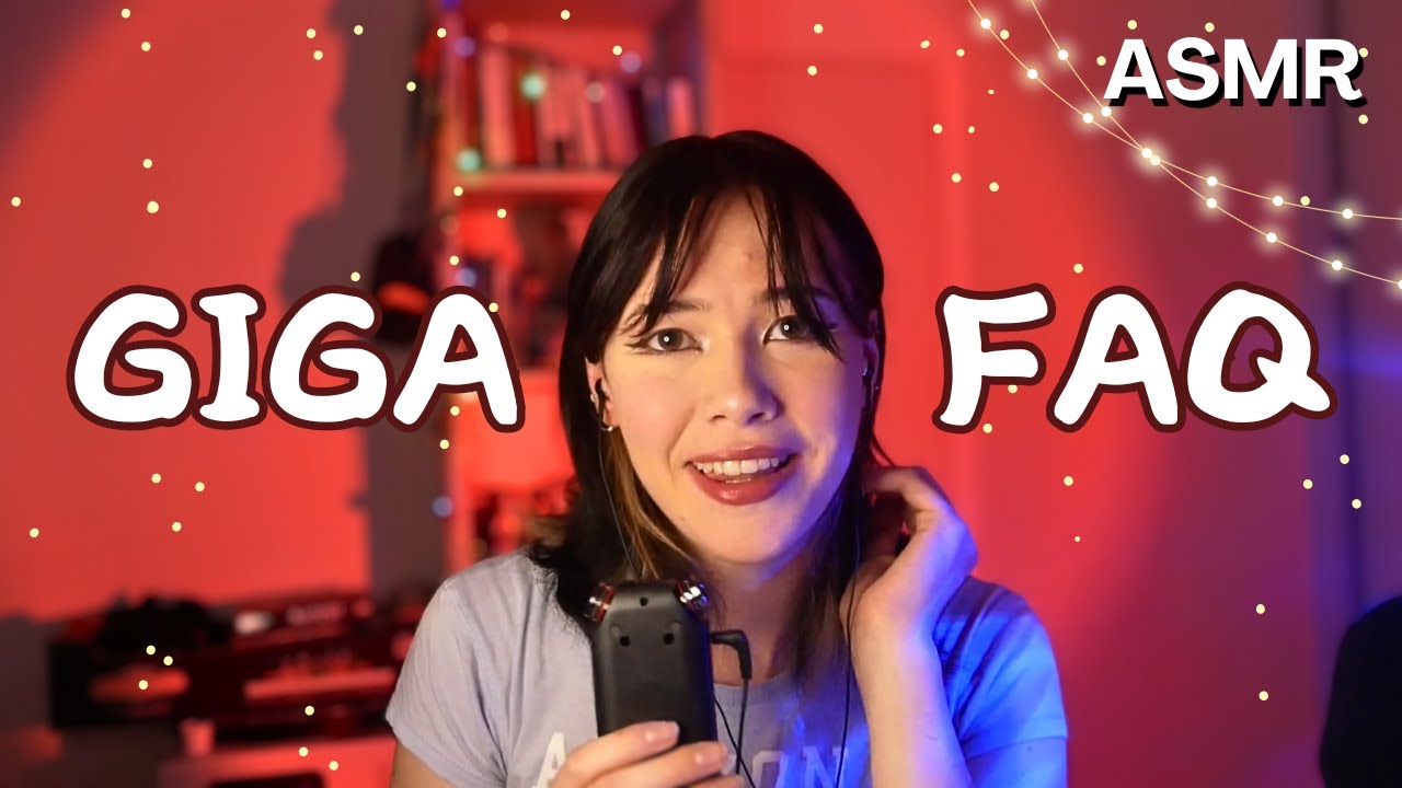 ASMR .ೃ࿐ GIGA méga FAQ pour les 3k !!🥳 - YouTube