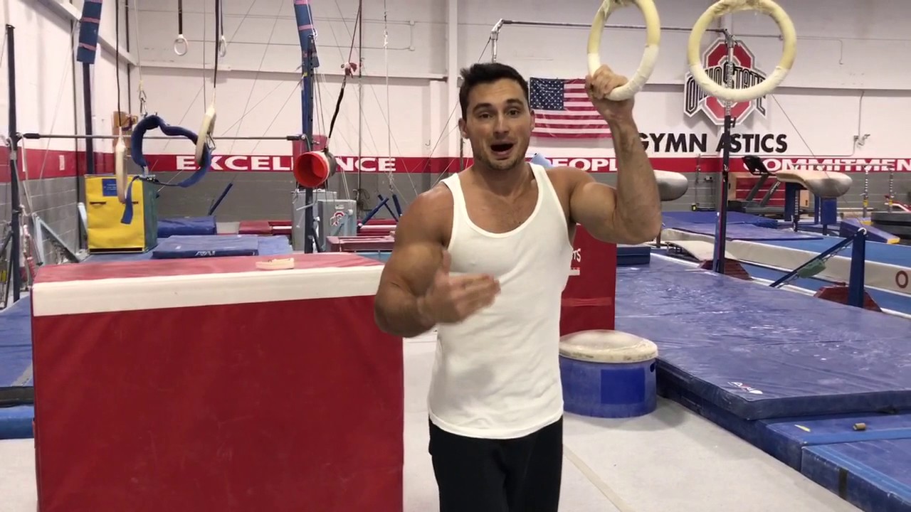 Rings forward roll - YouTube