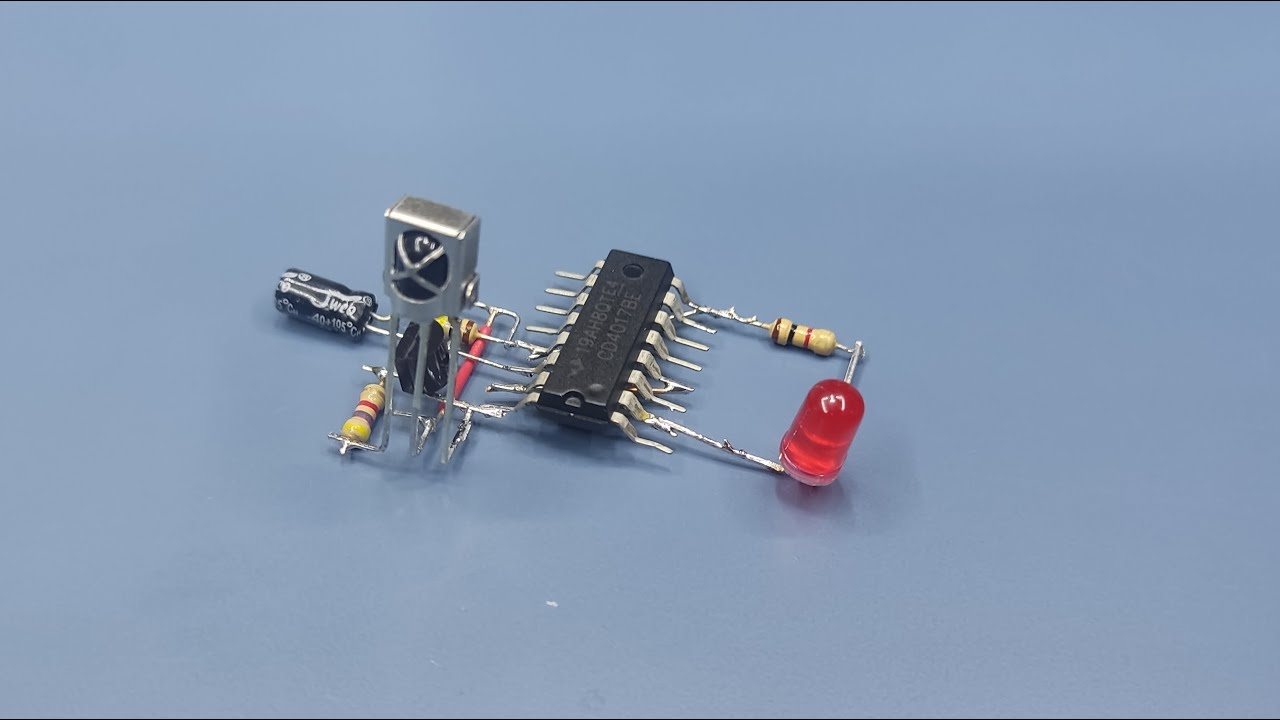 Electronic project Making a remote control with 4017 IC - YouTube