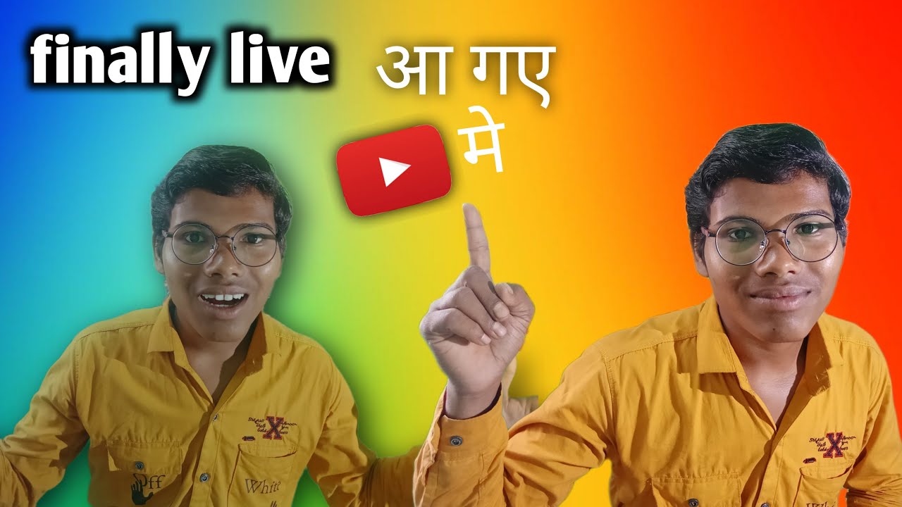 yutesh arts is going live! first time - YouTube