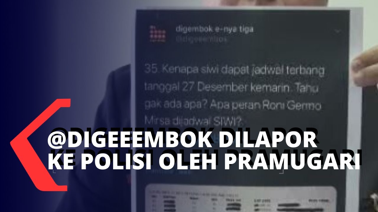 Dituding Jadi "Gundik", Pramugari Garuda Indonesia Siwi Sidi Laporkan ...