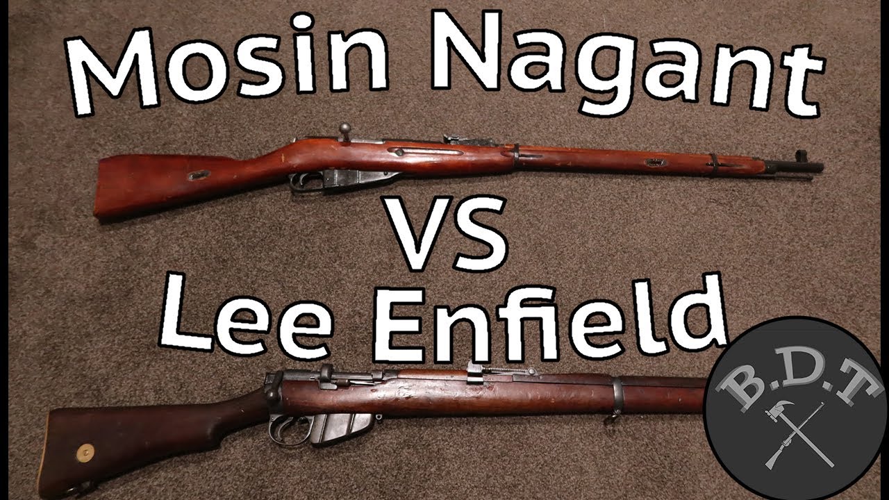 Mosin Nagant VS Lee Enfield SMLE - YouTube