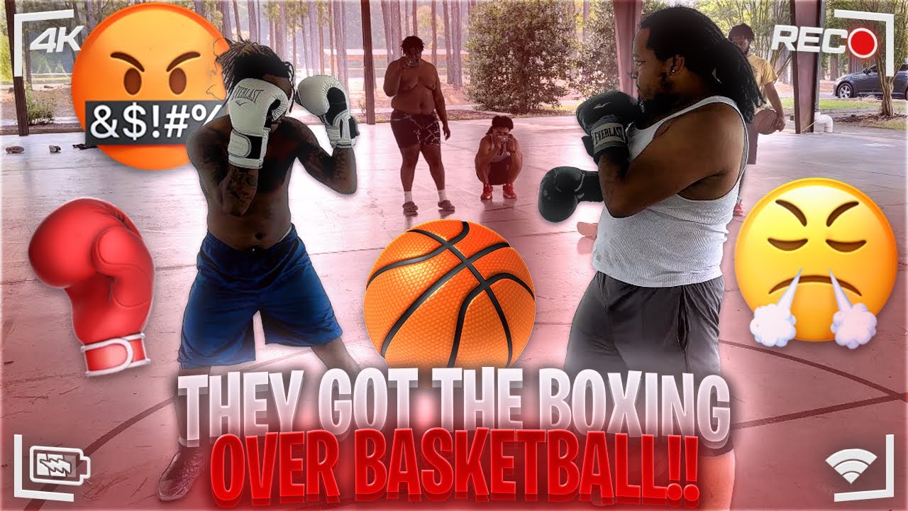 THEY GOT THE BOXING OVER BASKETBALL !! - YouTube