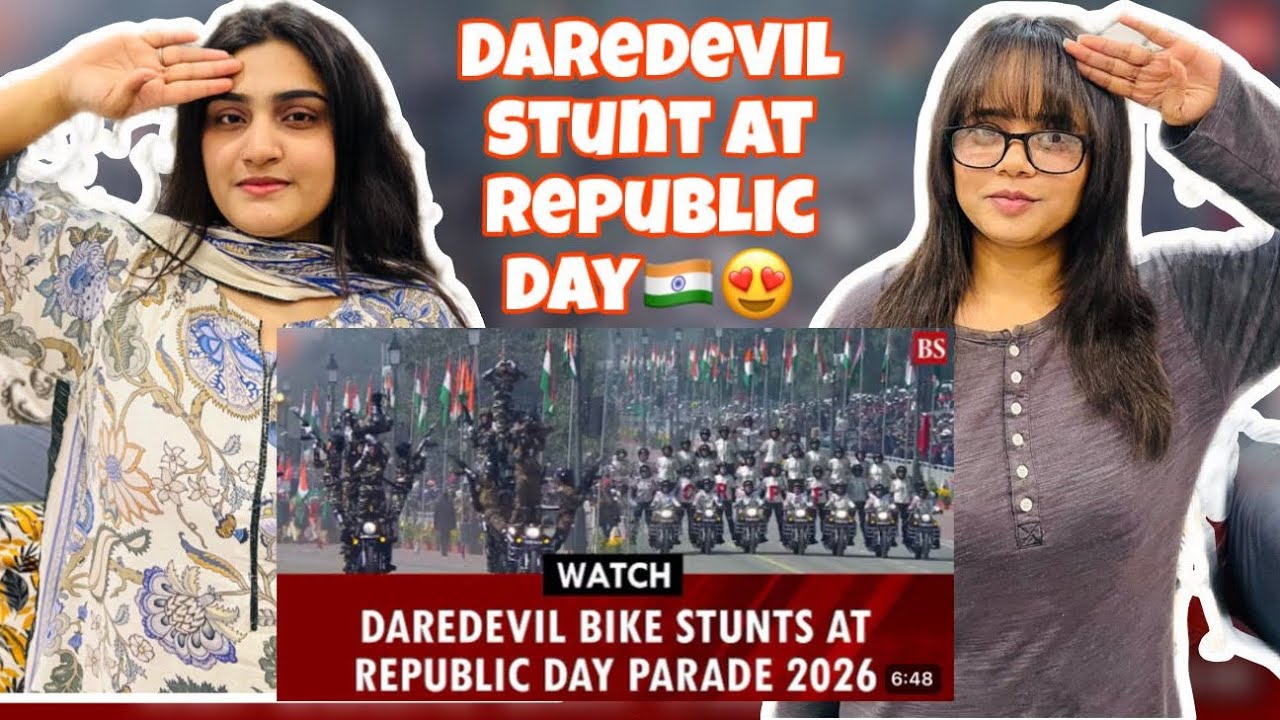 Pak Girls Reacts to Daredevil motorcycle stunts by Indian armed forces ...