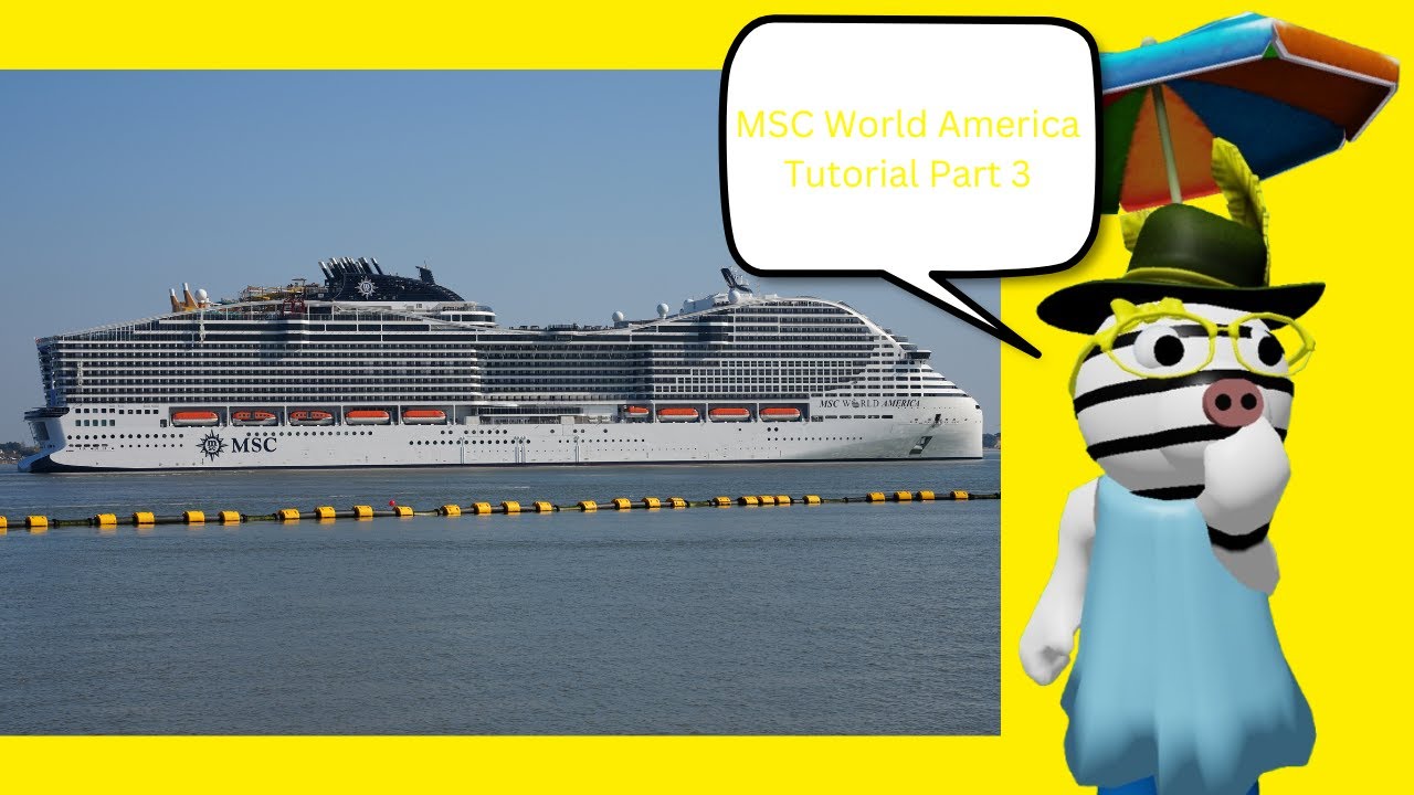 Roblox Plane Crazy: MSC World America Tutorial Part 3 ( Cruise Ship ) - YouTube