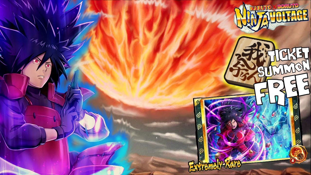 NxB NV Madara Uchiha, Get Ultimate Jutsu | Free Ticket Summon. - YouTube