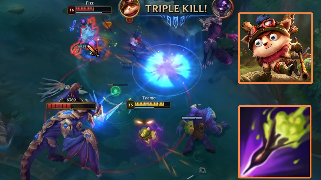 Teemo Toxic Shot - YouTube