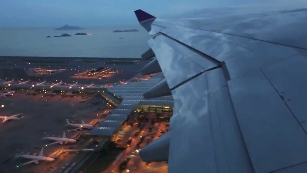 Thai Airways A330-300 Take-off @ Hong Kong Int'l (HKG/VHHH) - YouTube