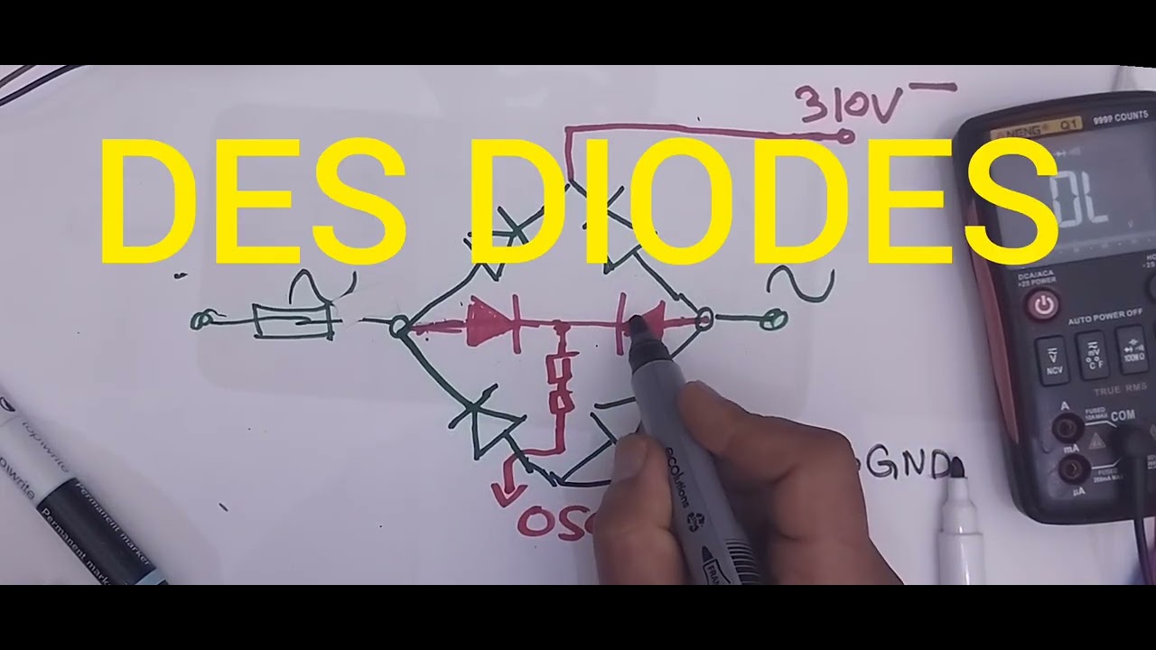158 LE PONT DE DIODES EN COURT-CIRCUIT EXPLICATION - YouTube