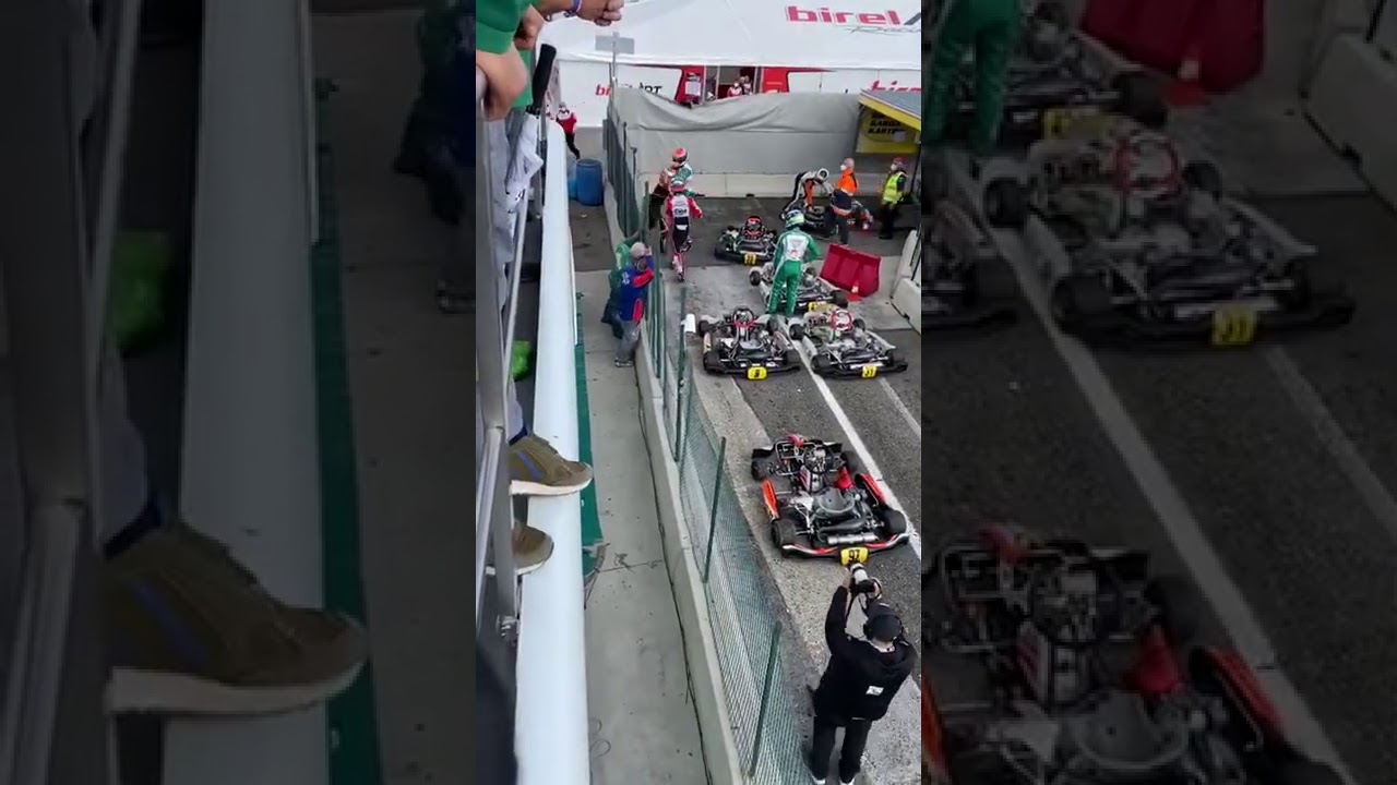 Luca Corberi Fight with Paolo Ippolito | Karting World Championships ...
