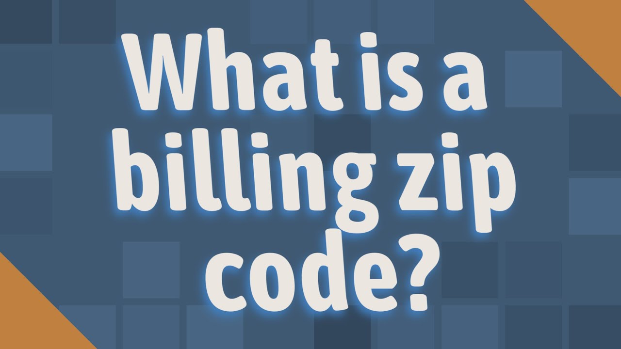What is a billing zip code? - YouTube