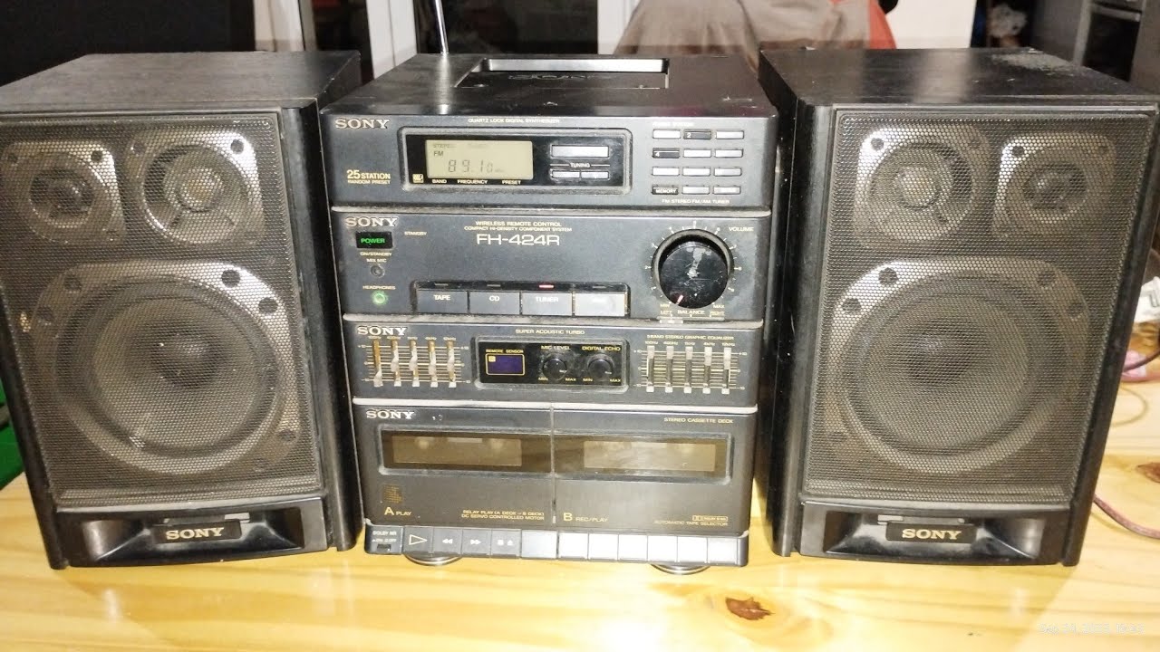 Minicomponente Stereo Sony FH-424R - YouTube