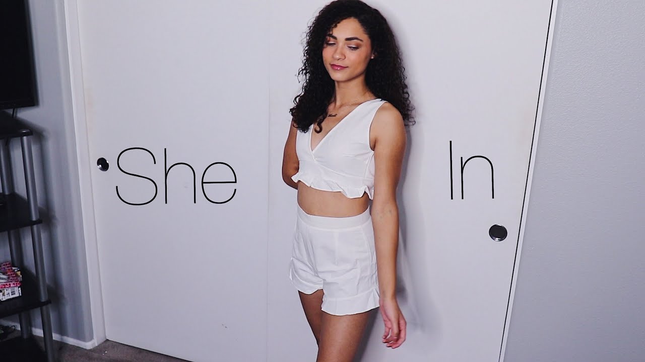 Shein Try On Haul Two Piece Sets Youtube