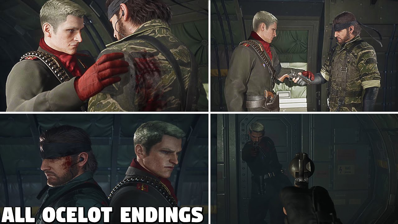 All Ocelot Endings - Metal Gear Solid Delta Snake Eater - YouTube