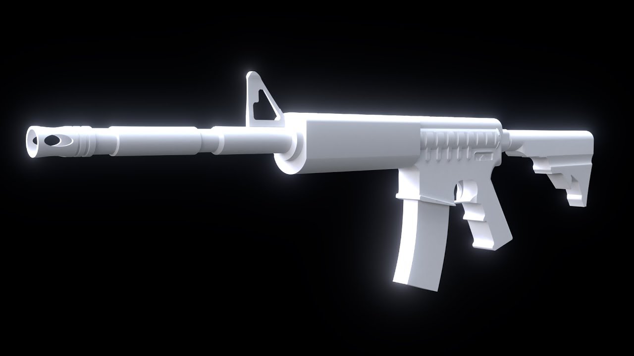 Speed Modeling - Assault Rifle (Fusion 360) - YouTube