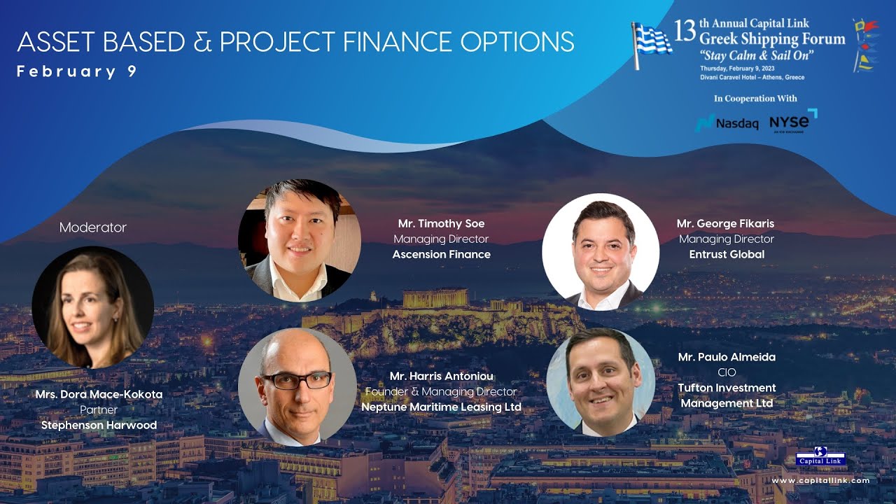 2023 13th Capital Link Greek Shipping Forum – Asset Based & Project ...