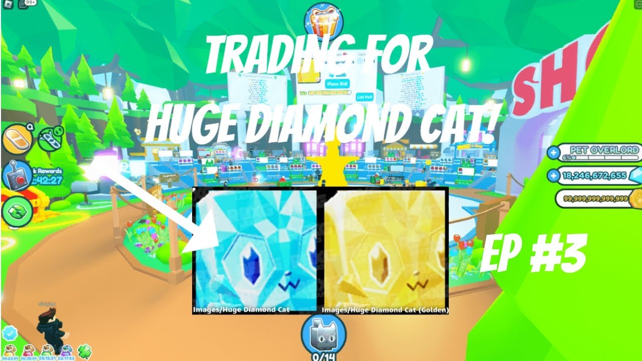 Trading From Nothing To 💎Huge Diamond Cat!💎 Ep #3 - YouTube