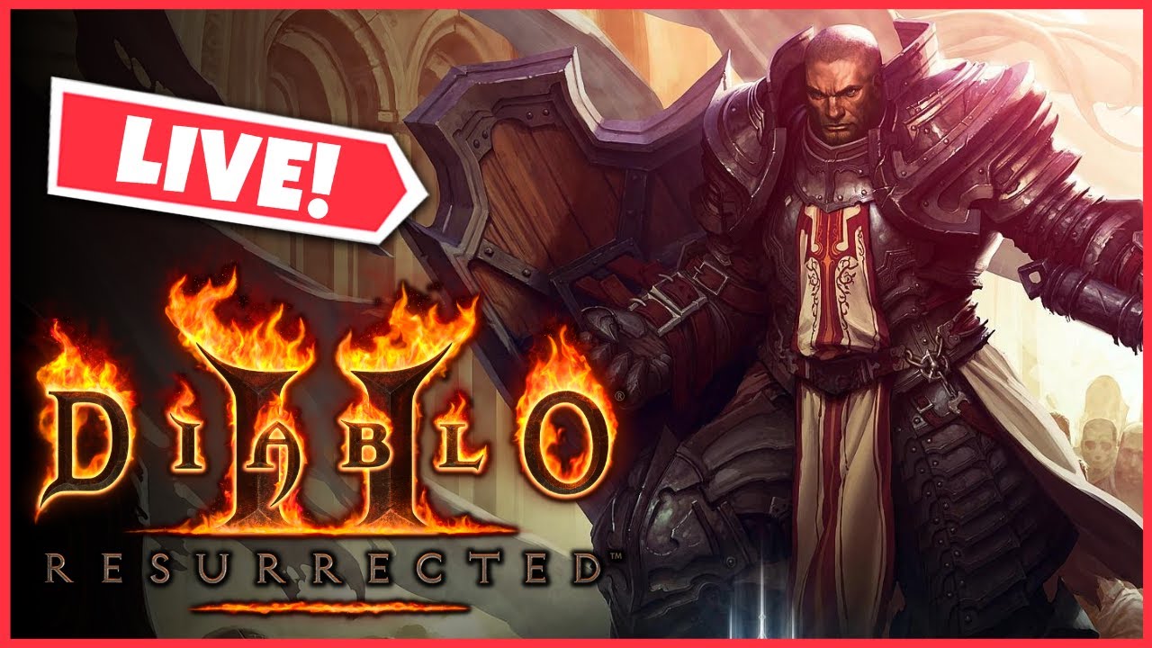 Diablo 2 Resurrected Gameplay Stream | Holy Fire Paladin Leveling | D2R ...