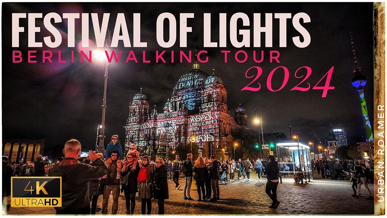 Berlin FESTIVAL OF LIGHTS 2024 | Magical Walking Tour in illuminated ...