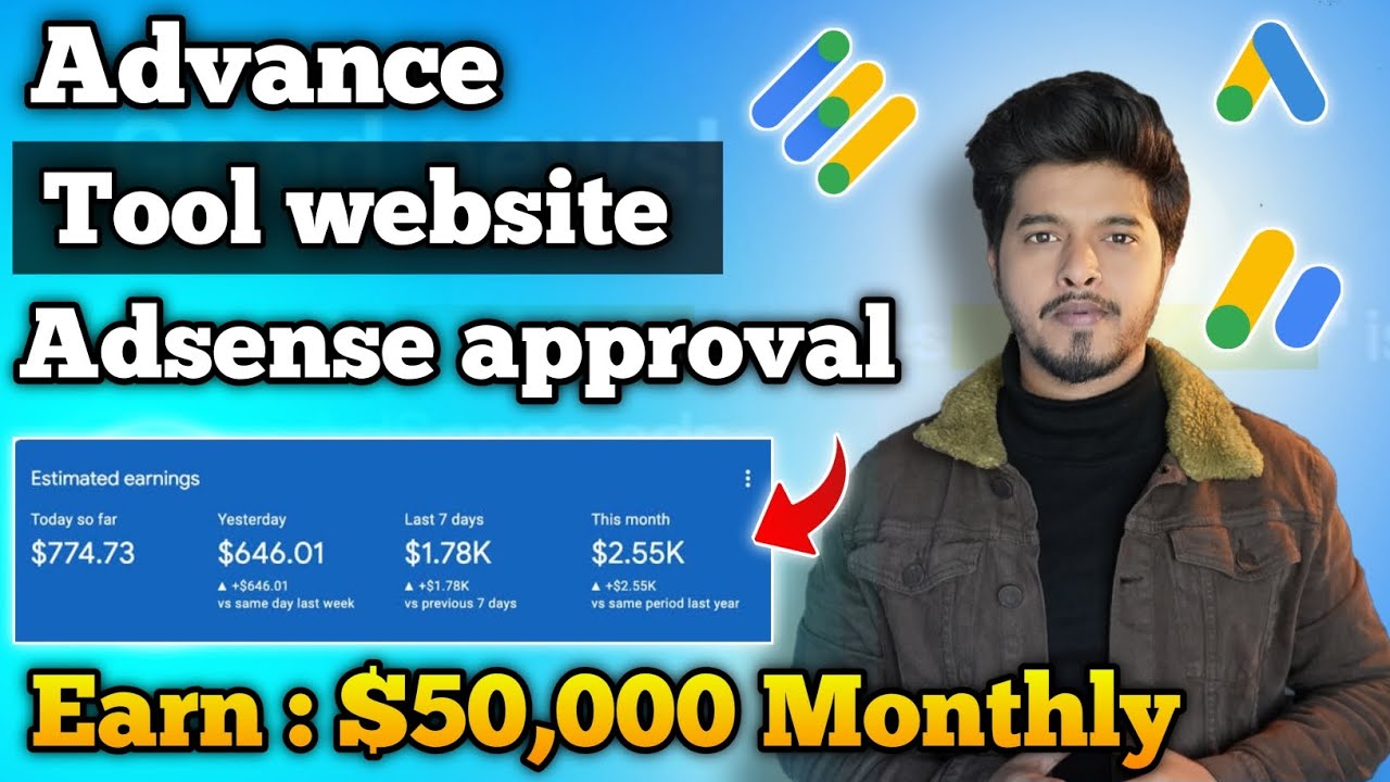 Advance tool website earn $50k monthly from Google adsense ...