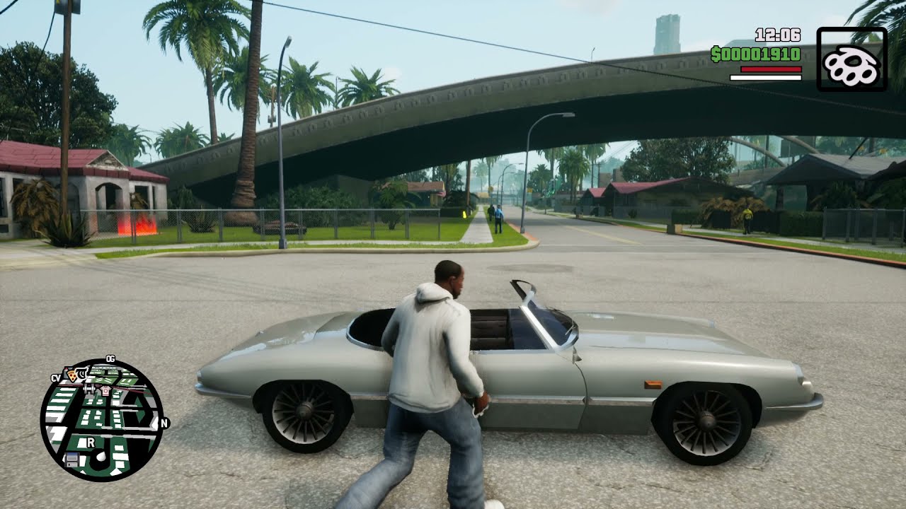 GTA San Andreas Definitive Edition VEHICLE SPAWNER MOD - YouTube