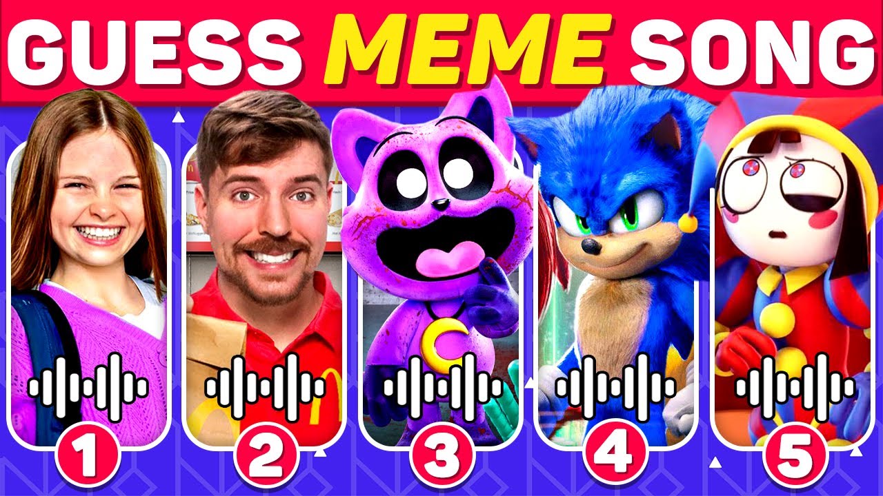 Guess The Meme & Who Is Singing 🔥🎤🎶 Salish Matter, Lay Lay, Pomni ...