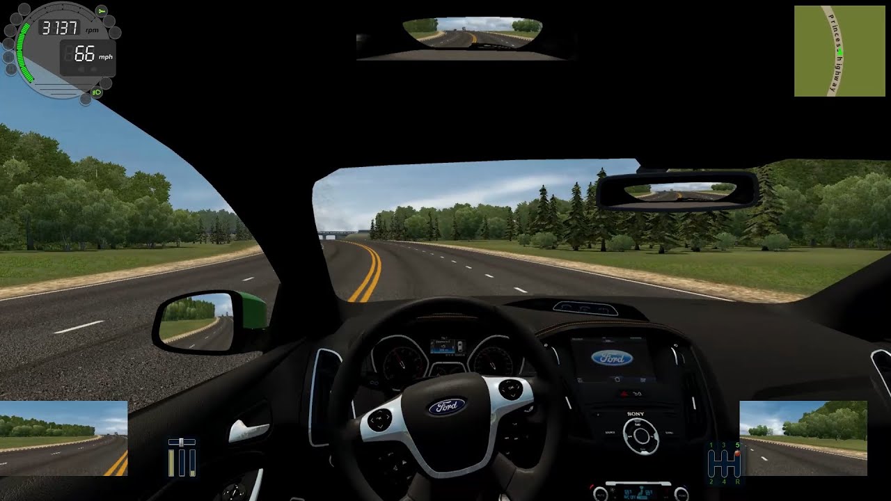 City Car Driving - 2012 Ford Focus ST (Spirited Driving) - YouTube