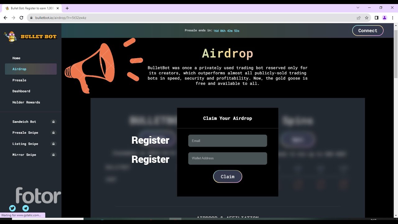 Claim Bullet Bot Airdrop Now!!!! - YouTube