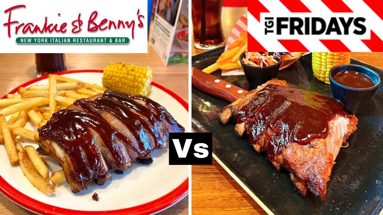 The ULTIMATE BBQ Ribs! - Frankie & Benny's Vs TGI Fridays - Who Wins ...