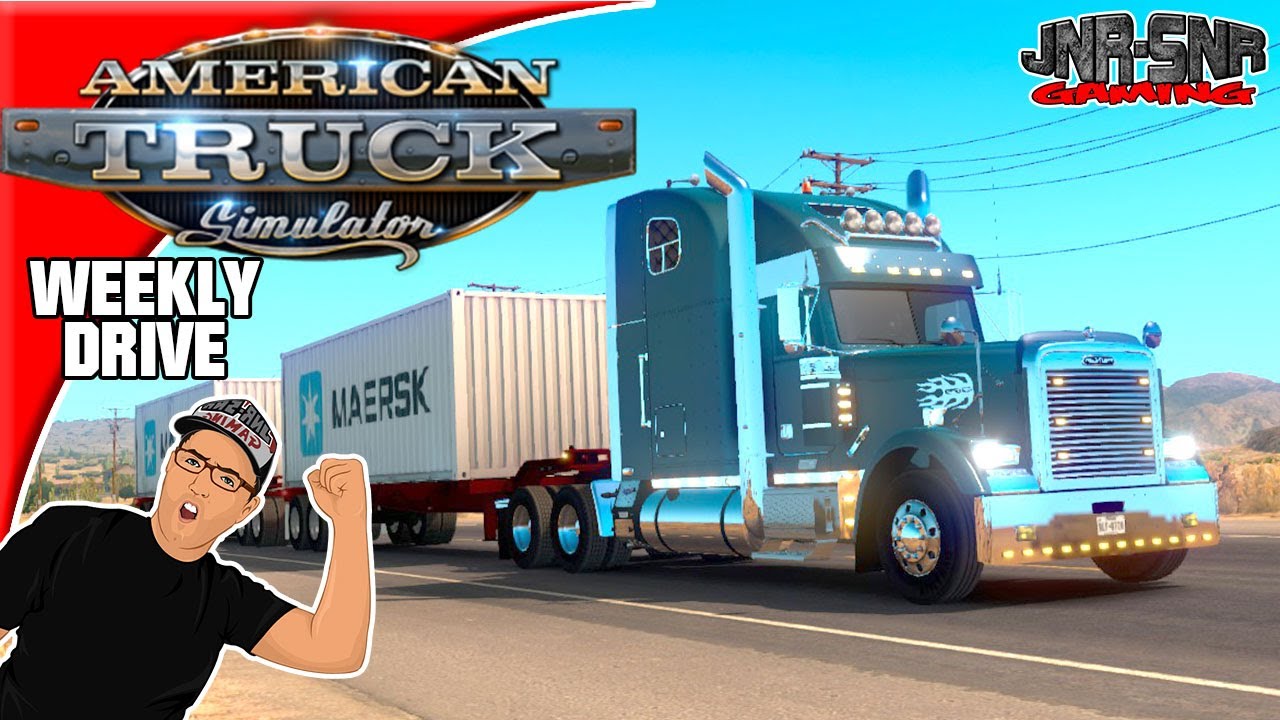 American Truck Simulator Freightliner Classic XL Double Container ...