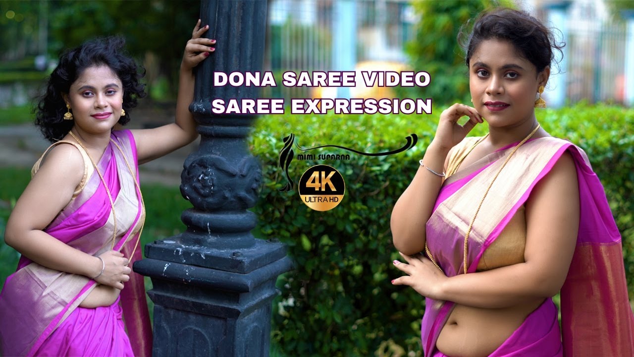 Dona Saree Expression Saree Video Bong Beauty Saree Lover Sareelove Saree Sareestyle