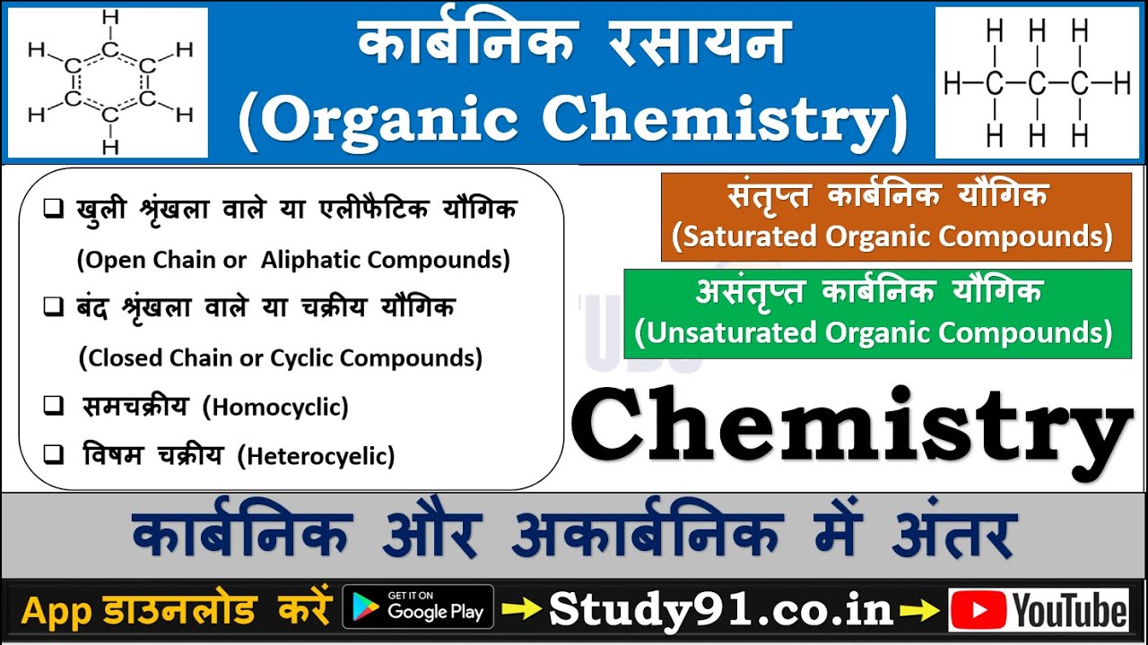 26.Organic Chemistry: Aliphatic, Cyclic Compound, Saturated ...