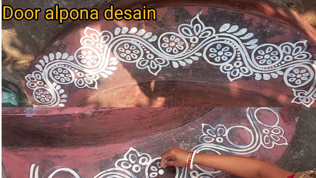 Beautiful dor dijain Alpona @Ma Meye Vlog Chennel - YouTube