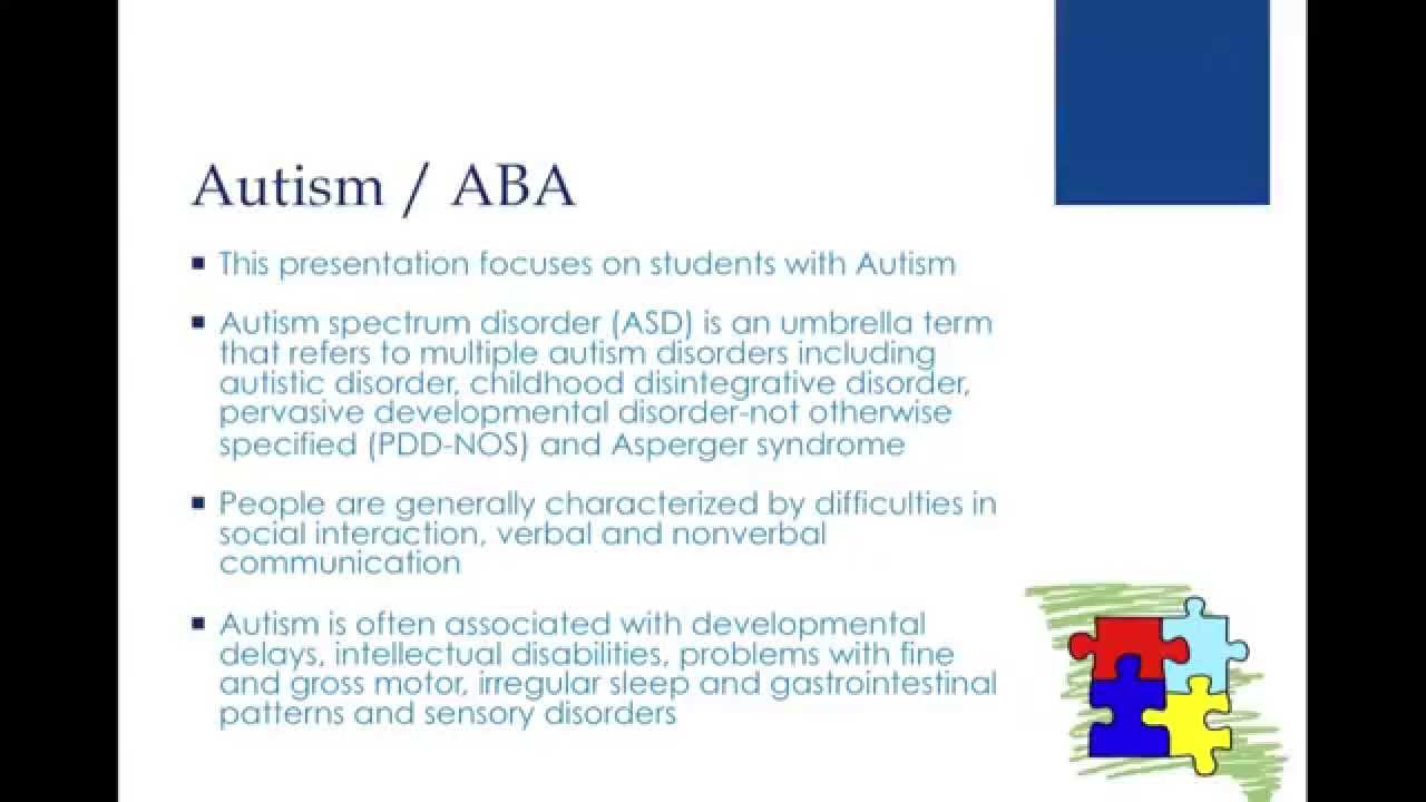 Applied Behavioral Analysis and Discrete Trial Training - YouTube