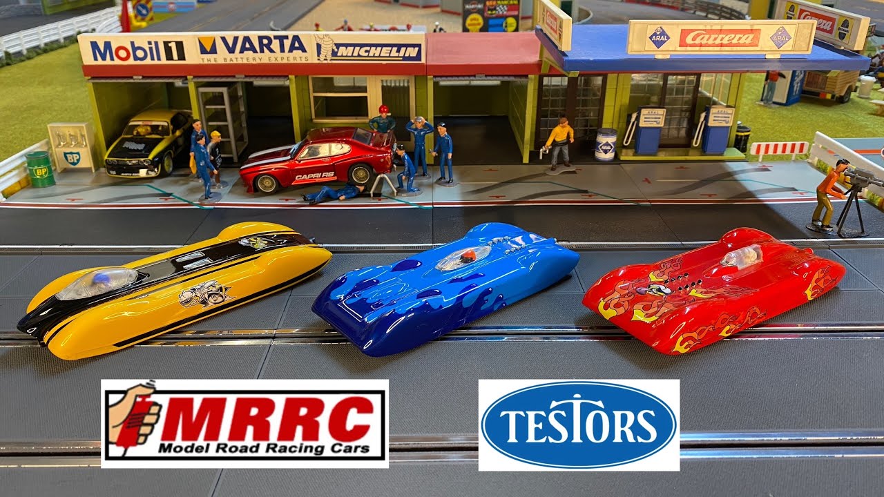 Slotcar Eigenbau mit MRRC Chassis und Testors Model Kit - Slot Car with ...
