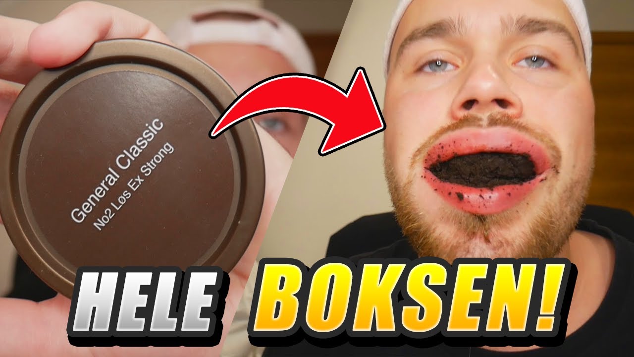 HEL BOKS MED LØSSNUS I MUNNEN! - SNUSLEPPA 5K SPESIAL! (BREKKER MEG ...