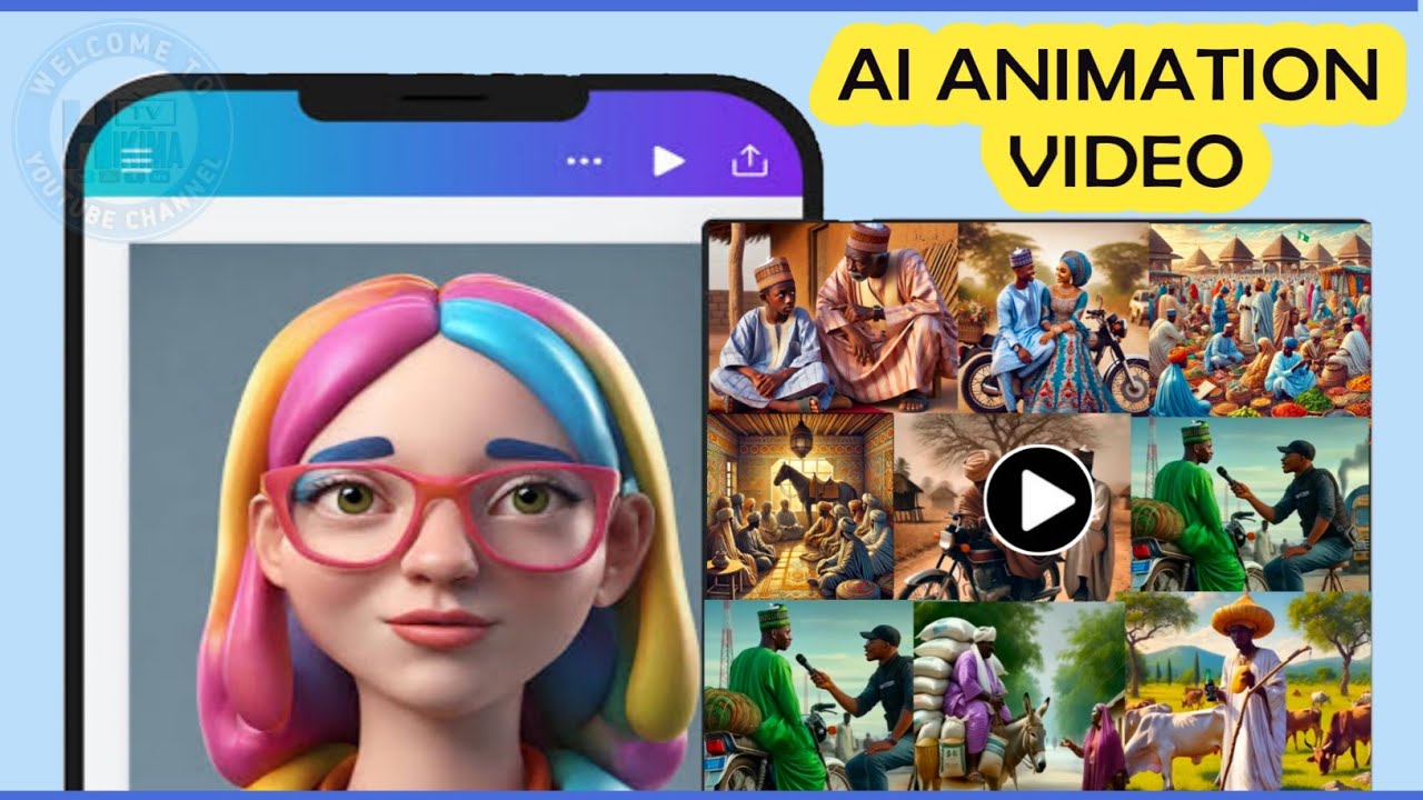 Yadda Ake Kirkirar Irin Wannan Video Ta Hanyar Amfani Da Ai - YouTube