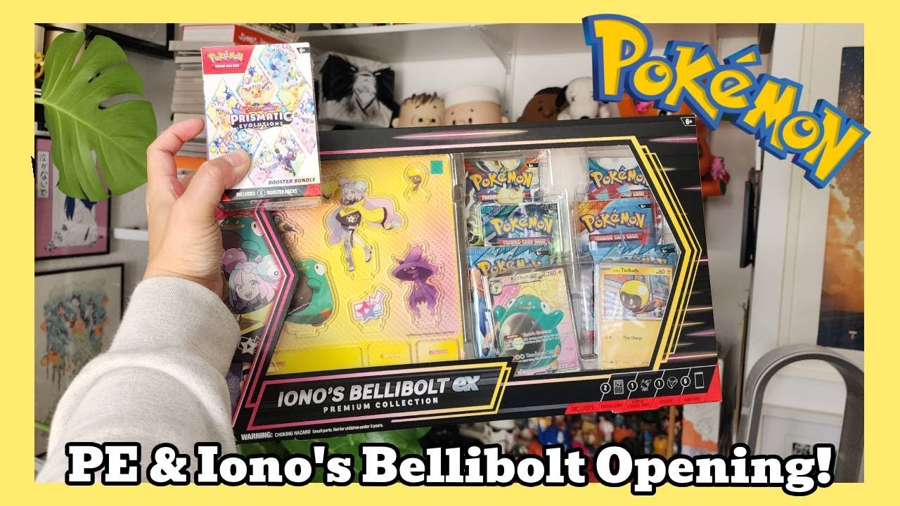 Pokemon - Iono's Bellibolt EX Box + Prismatic Evolutions BB Opening! - YouTube