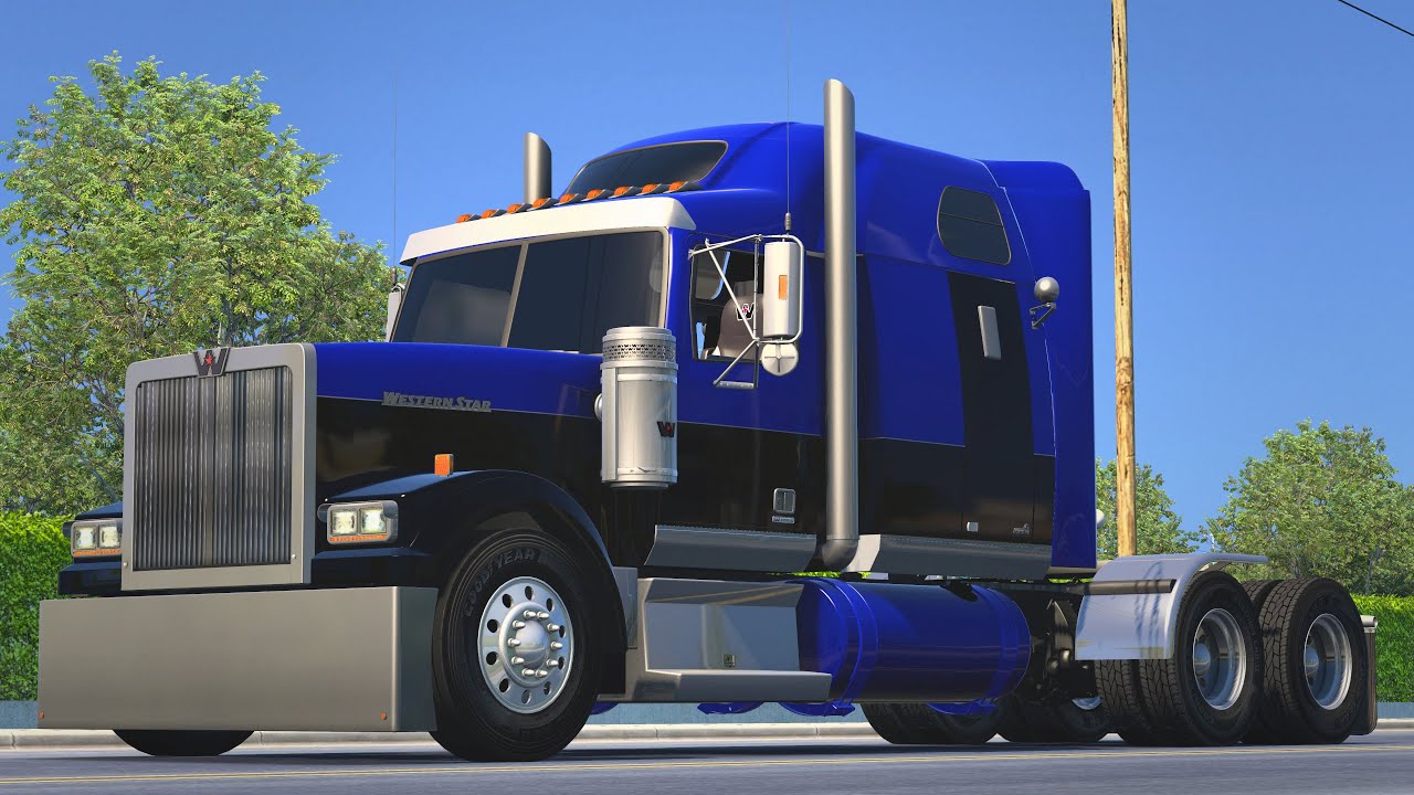BRUTAL SOUND - FREE WESTERN STAR 4900EX - American Truck Simulator ...