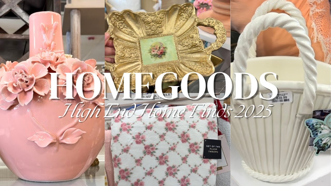 HOMEGOODS HIGH END HOME DECOR FINDS | SPRING SHOP WITH ME | WHAT'S NEW ...