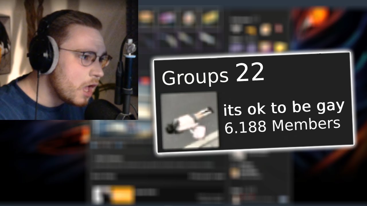 ohnePixel checks his MOST SUS steam group - YouTube