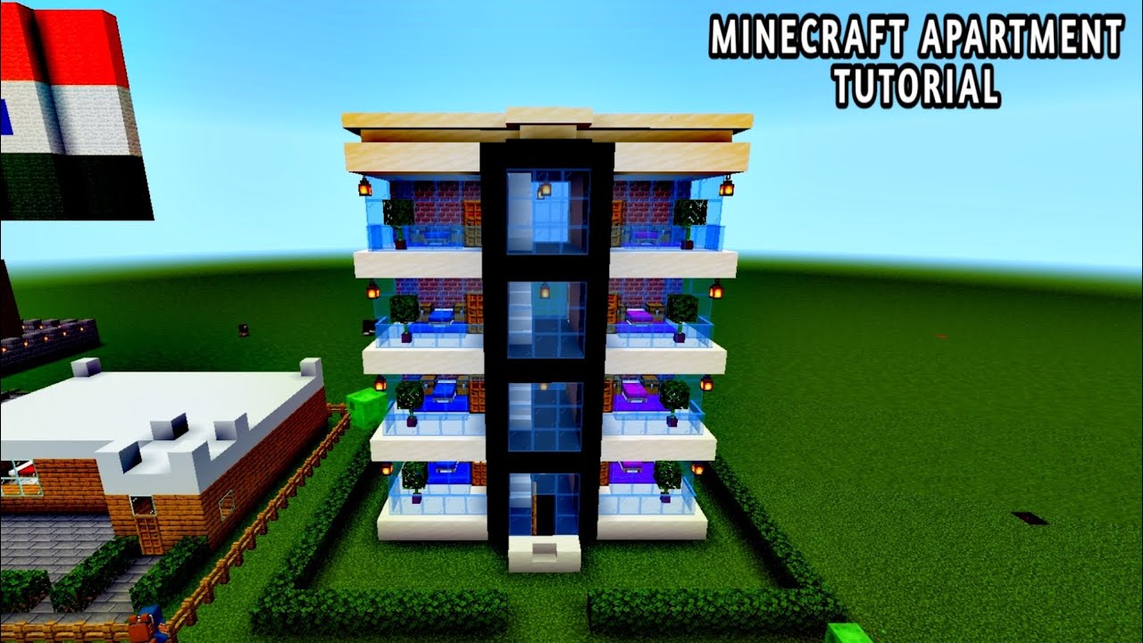 Minecraft Apartment Tutorial build - YouTube
