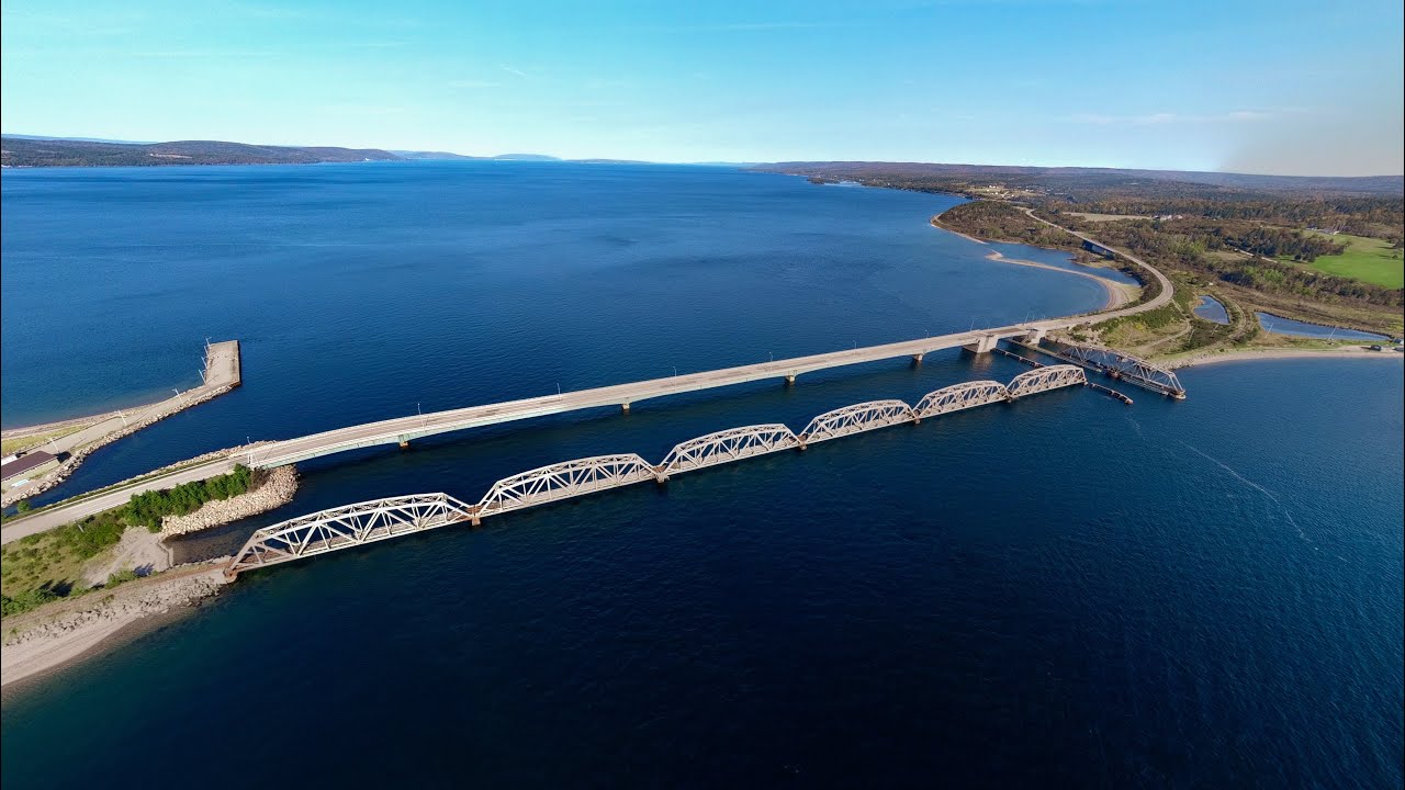 Iona Bridge via 4k Drone - YouTube