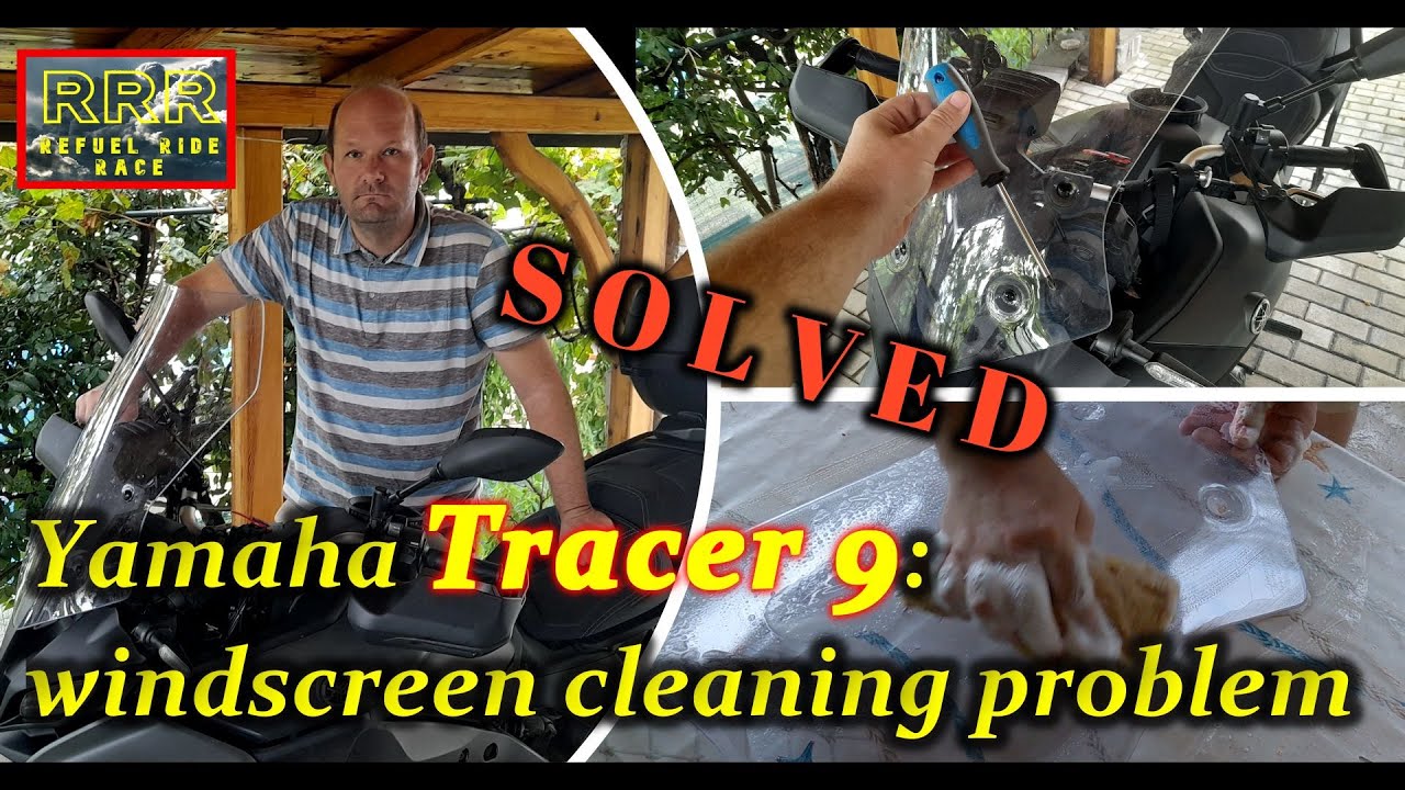 Watch This Before Cleaning Your Motorcycle Windscreen! - YouTube