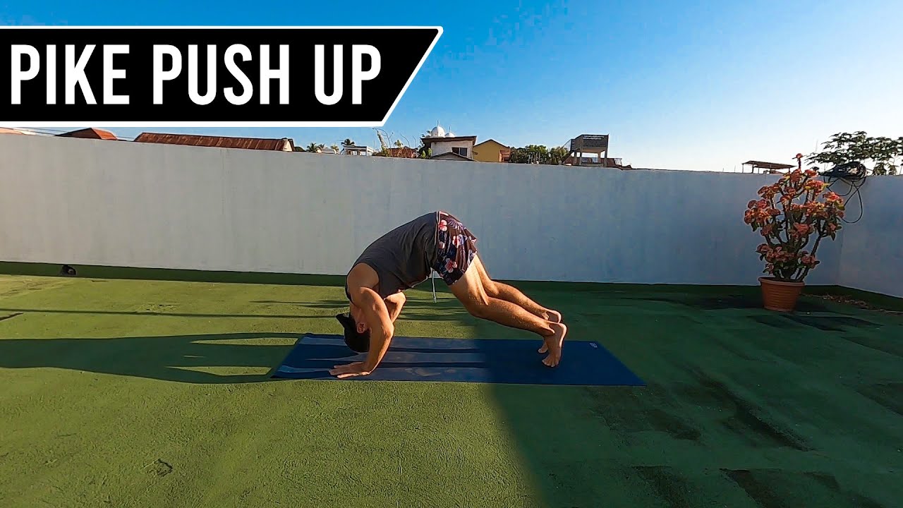 How To Do A Pike Push Up - Shoulder Body Weight Exercise Tutorials ...