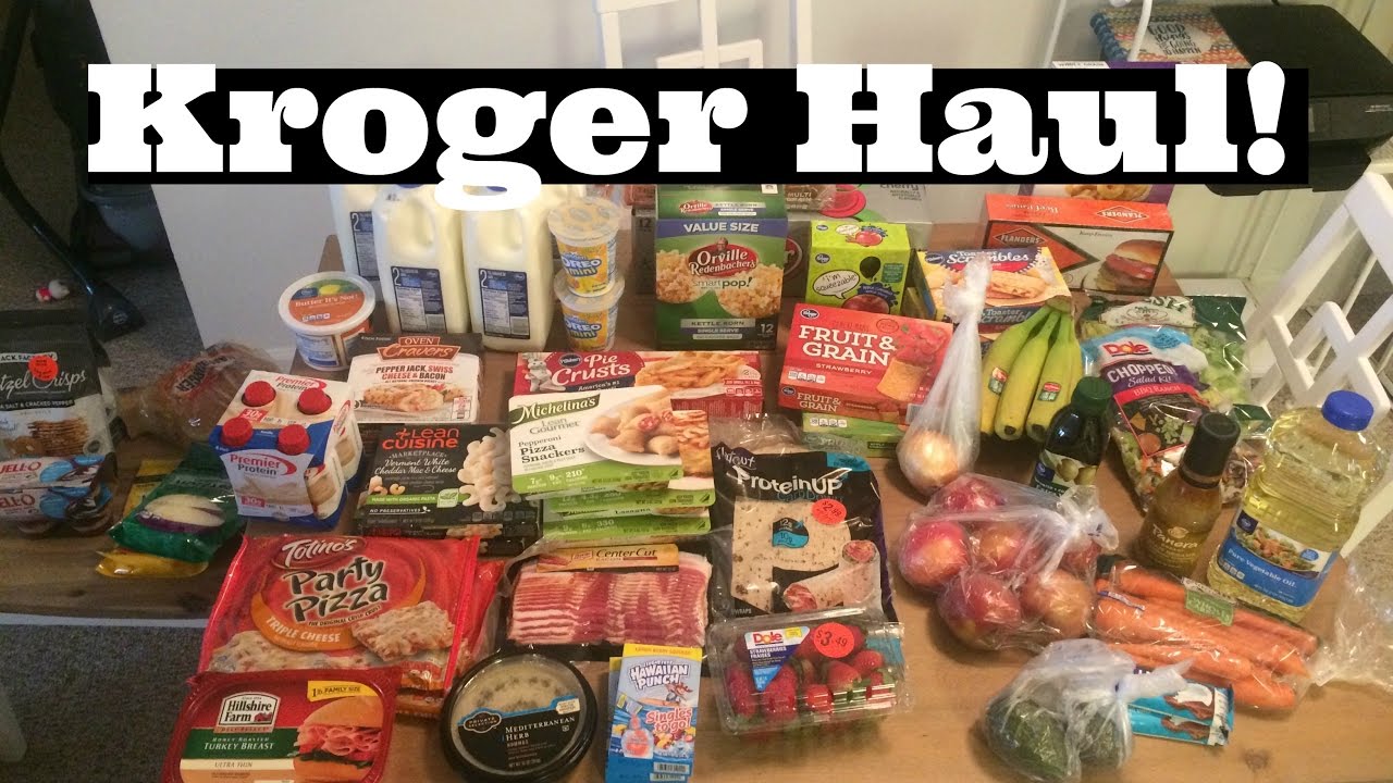 Kroger Weekly Grocery Haul! - YouTube