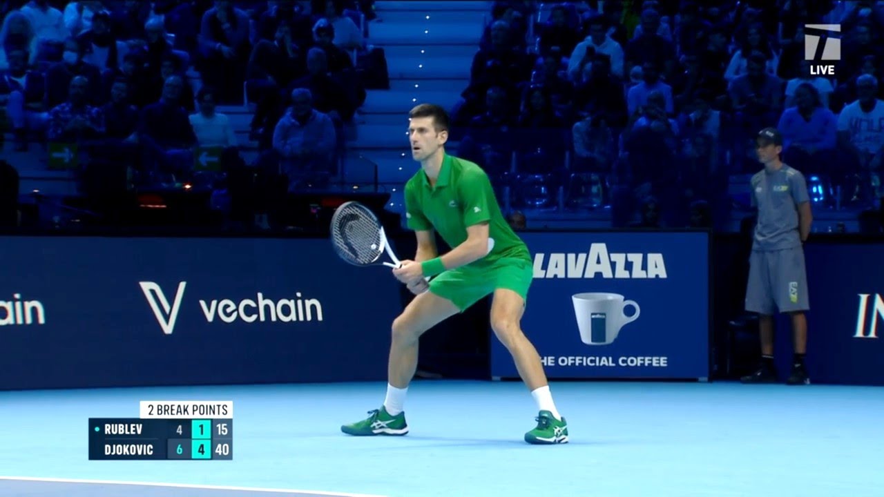 Novak Djokovic vs Andrey Rublev Highlights NITTO ATP FINALS | SET AND ...