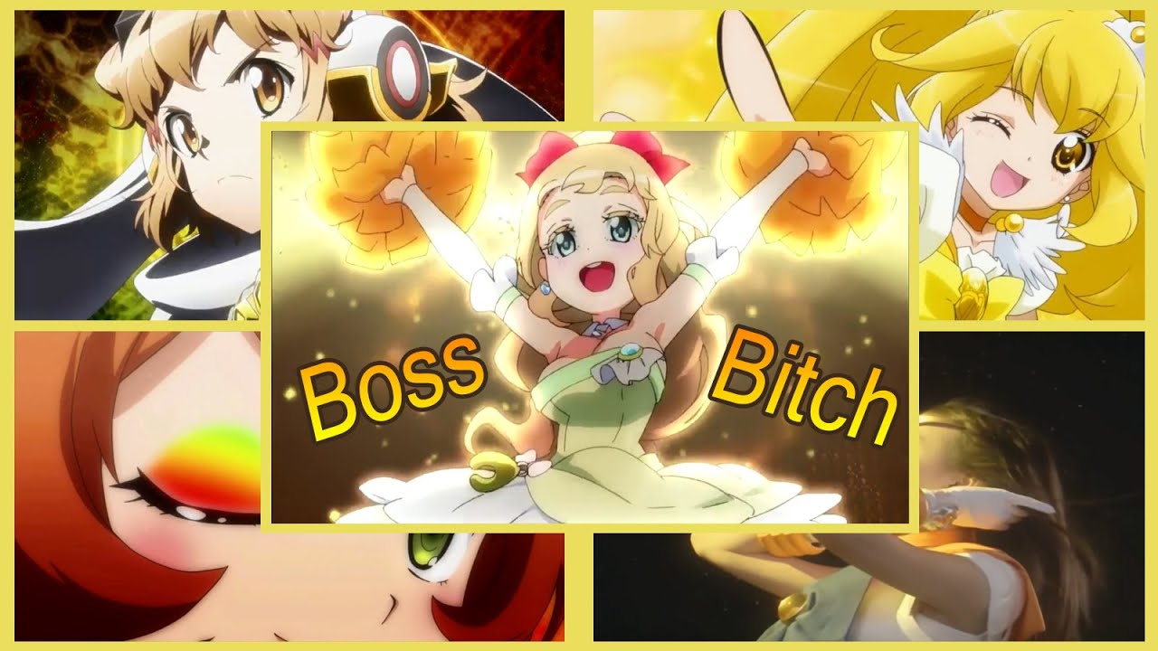 [Yellow/Orange] Magical Girl Transformations - Boss Bitch - YouTube