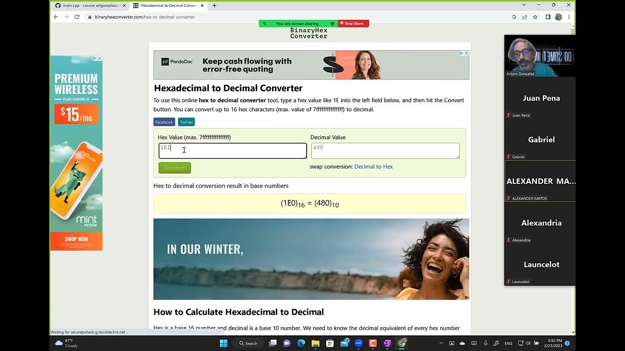 022323 COSC 1337 C++ create string and vectors, value, ref, and const ref parameters - YouTube